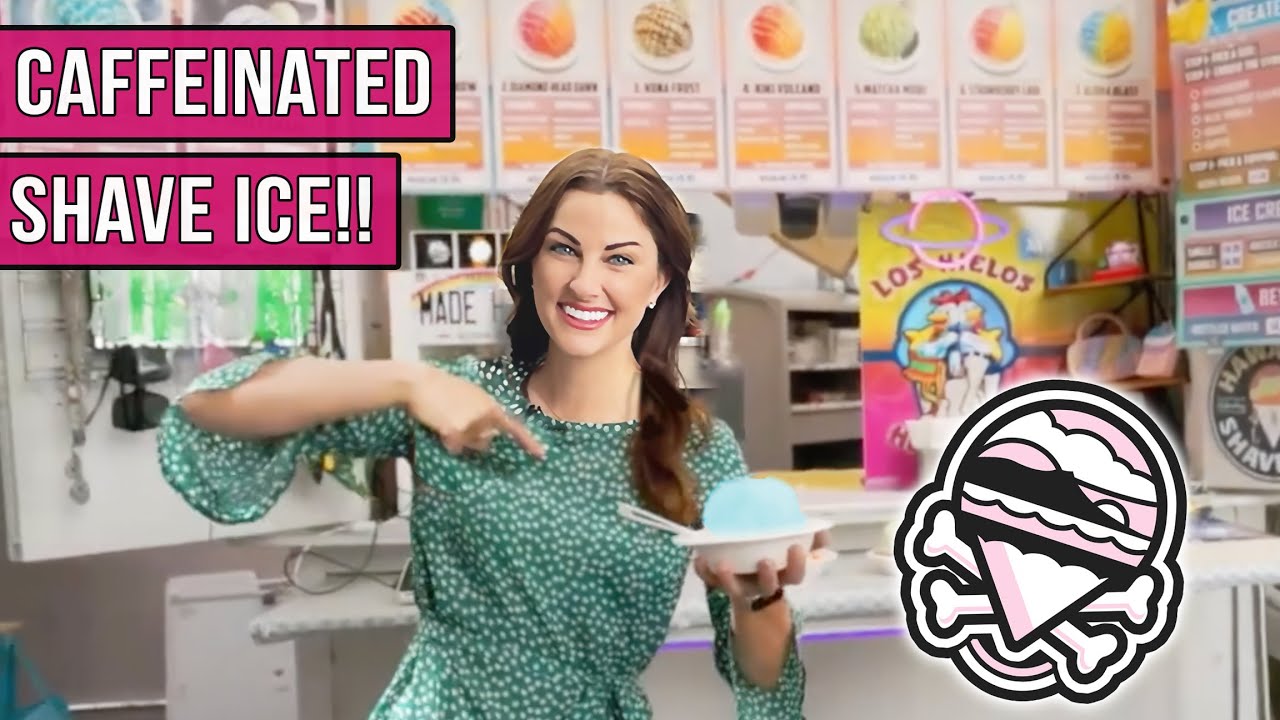 Aloha Icelabs Introduces the World’s First Caffeinated Shave Ice! - YouTube