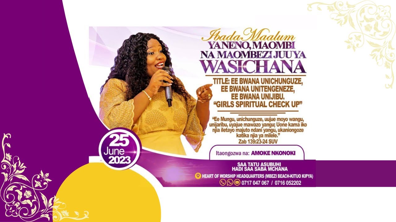 SESSION MAALUM YA WASICHANA: GIRLS SPIRITUAL CHECK-UP - YouTube