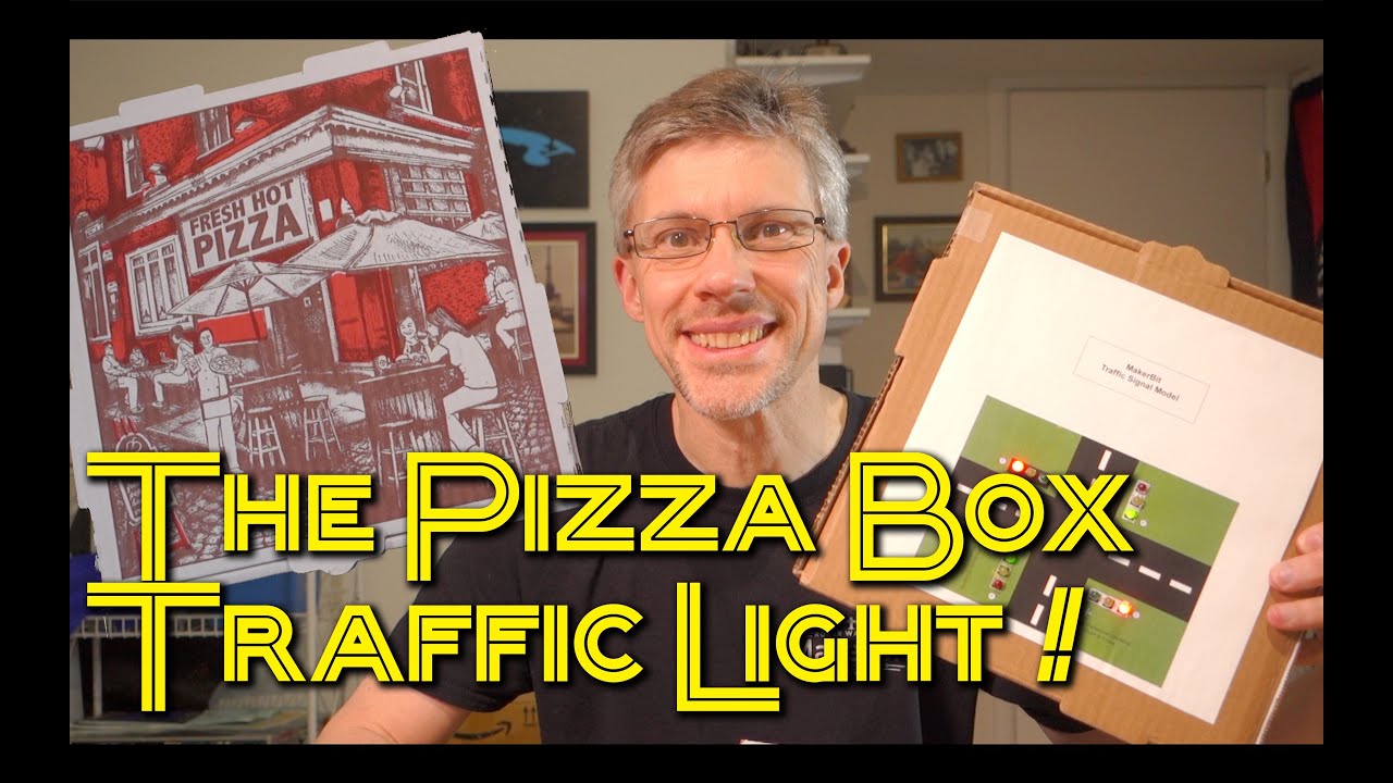 Pizza Box Projects: Traffic Signal - YouTube