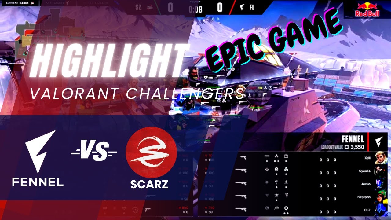 Fennel vs Scarz | HIGHLIGHT | Valorant Challengers League Japan Split 1 ...