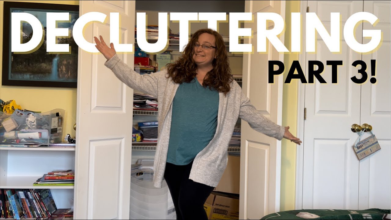 Decluttering and Organizing My Overflowing Supply Closet || PART 3 ...