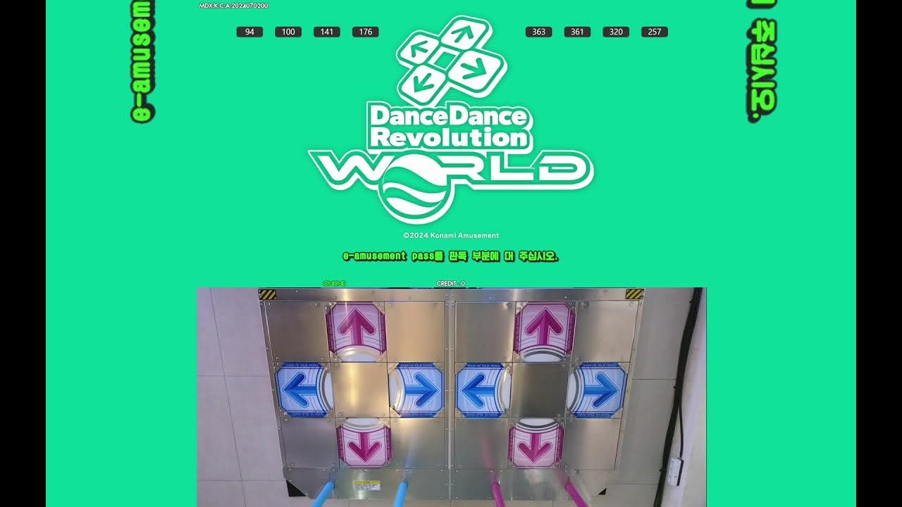 [DDR] KR LIVE 싸이뮤직 게임월드(CYGameworld) Dance Dance Revolution WORLD 실시간 방송 - YouTube