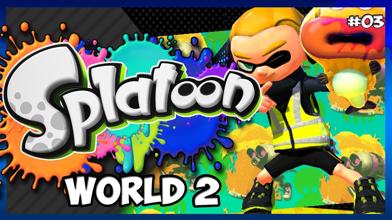 Splatoon Single Player Campaign World 2 Part 3 Walkthrough Gameplay Wii ...