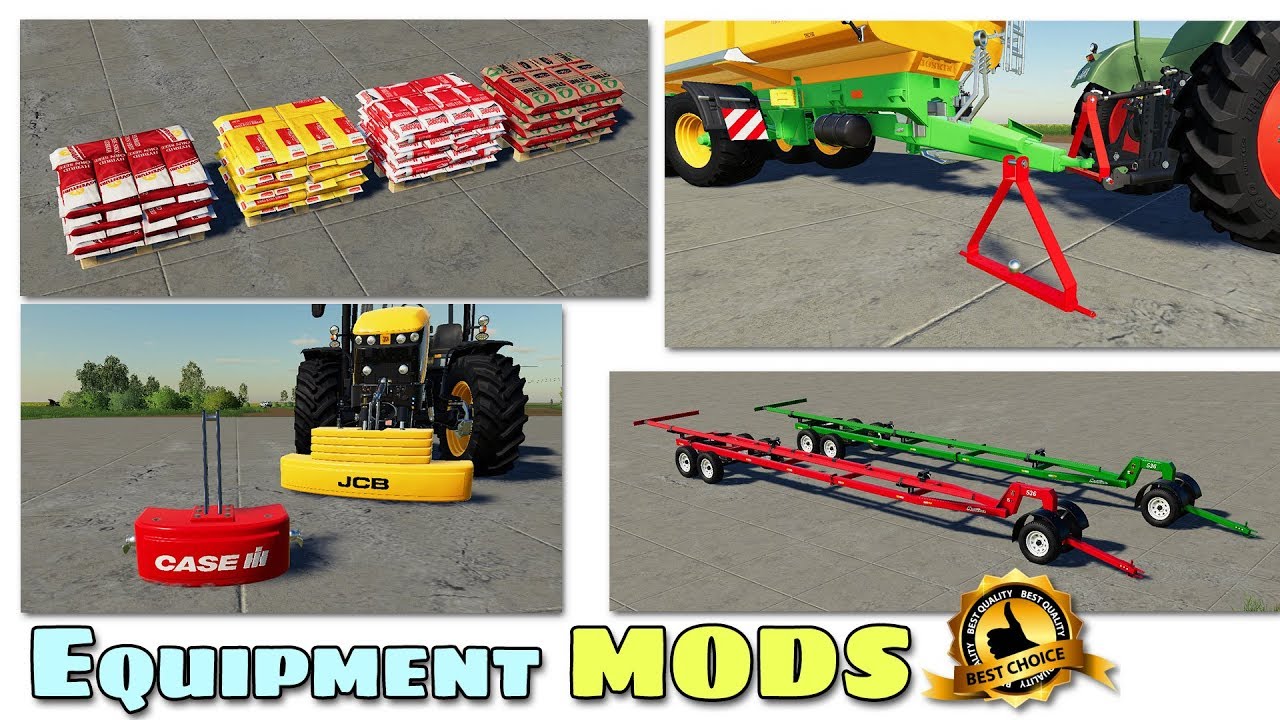 FS19 | Equipment Mods (2020-01-09/1) - review - YouTube