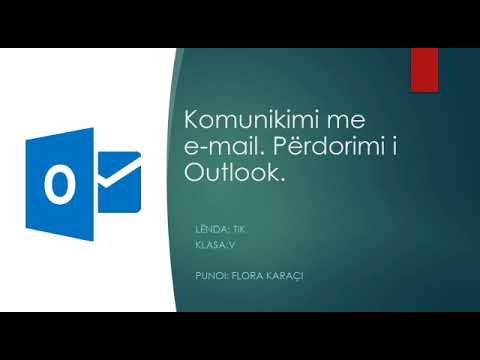 Komunikimi me e-mail. Përdorimi i Outlook kl 5 - YouTube