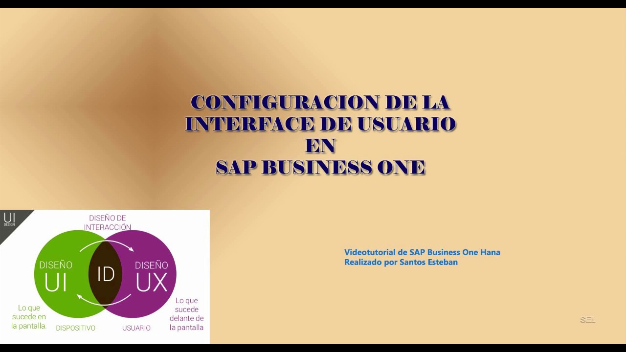 Personalizar la interfaz (UI) de Usuario en SAP Business One - YouTube