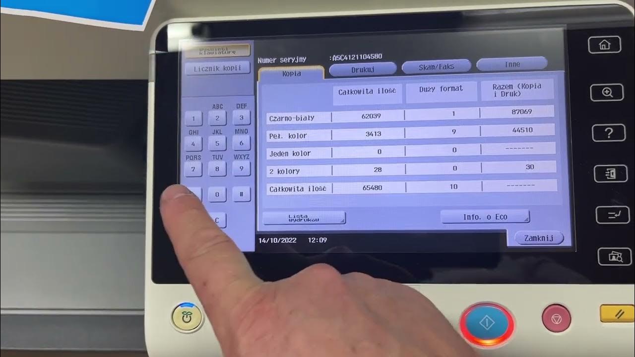 Service Menu Minolta Bizhub c224e c284e c364e c554e - YouTube