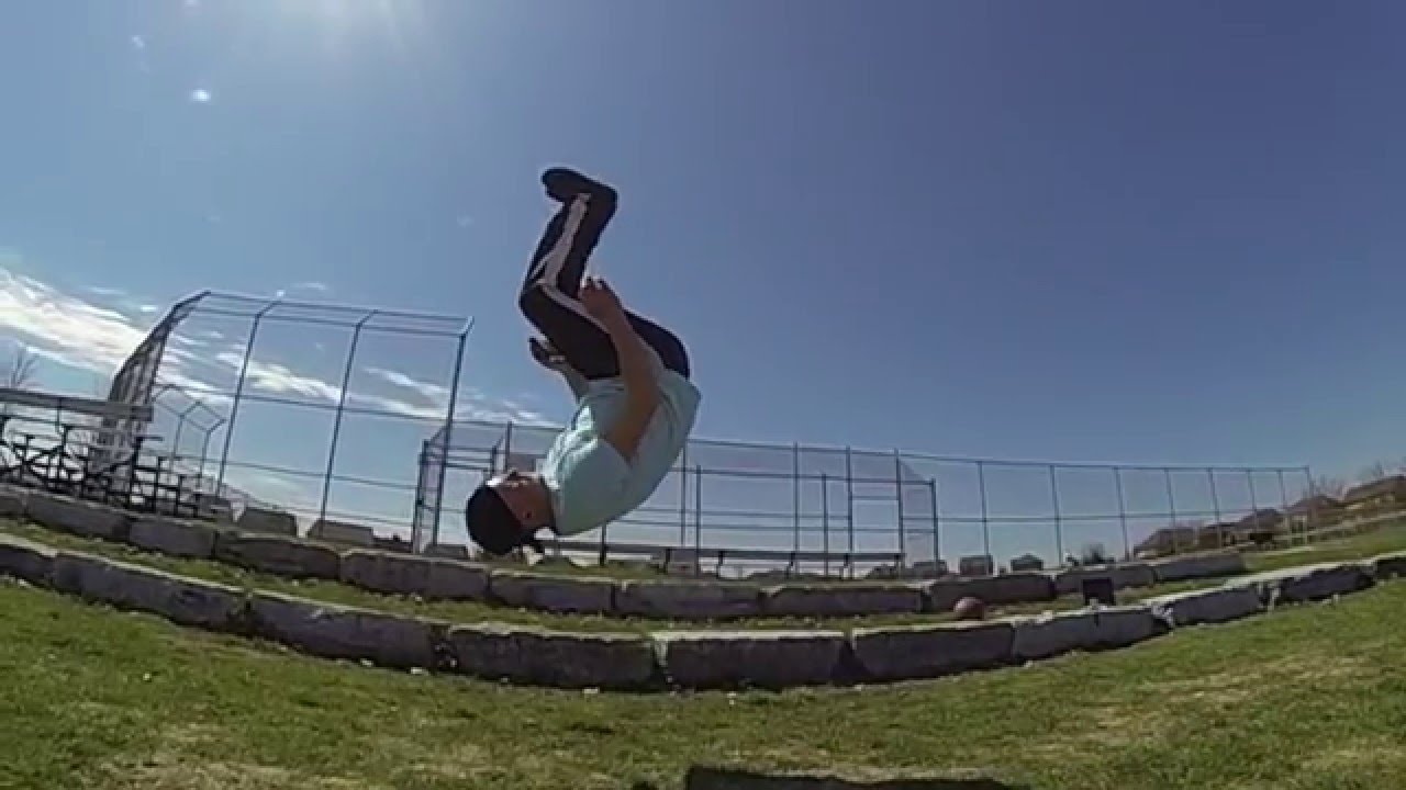 How to do a front flip!! crazy!! - YouTube