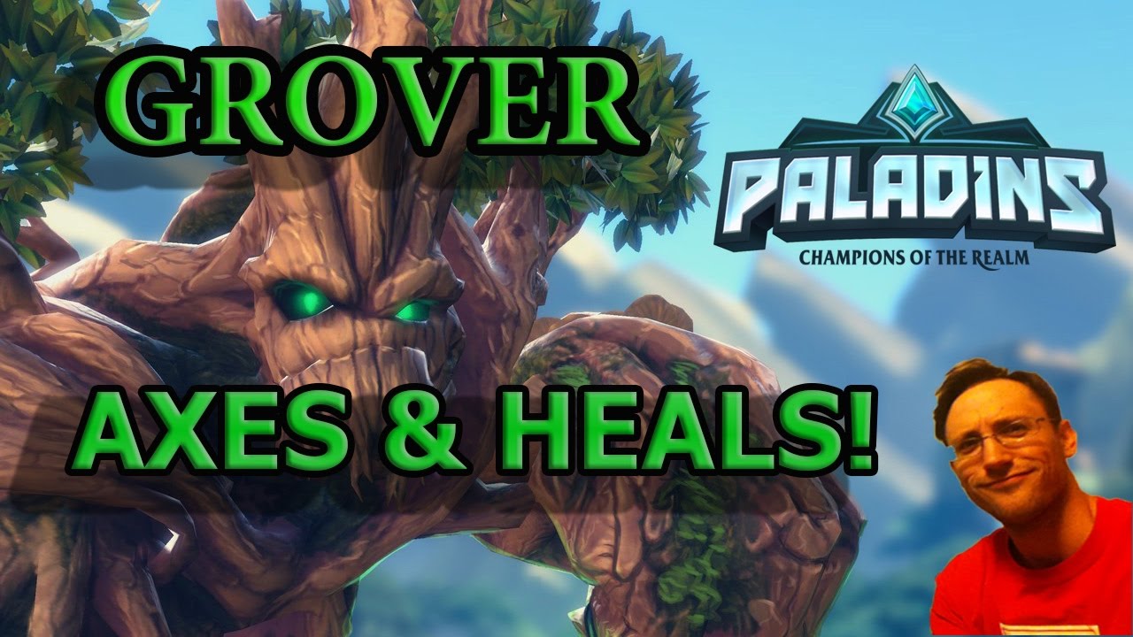 Paladins Gameplay - Grover Gameplay; Axes & Heals - YouTube