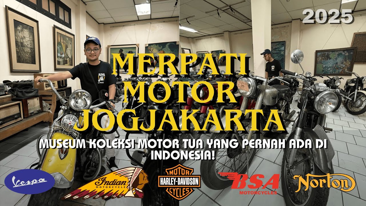 Surganya Motor Klasik Harley, Inggris, dan Jepang! | Merpati Motor ...