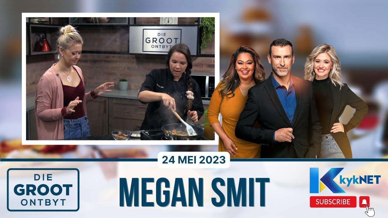 GROOT Kombuis | Megan Smit maak hoendertertjies | 24 Mei 2023 - YouTube