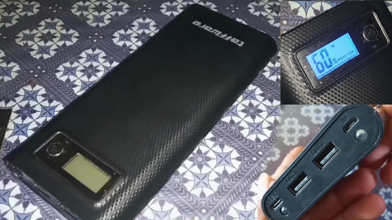 diy power bank taffware 30000 mah 2 port !! tipe C powerbank - YouTube