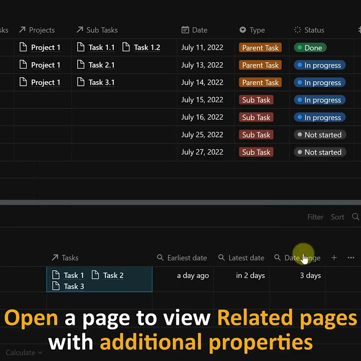 Relation Update - Quick tutorial in Notion - #shorts - YouTube