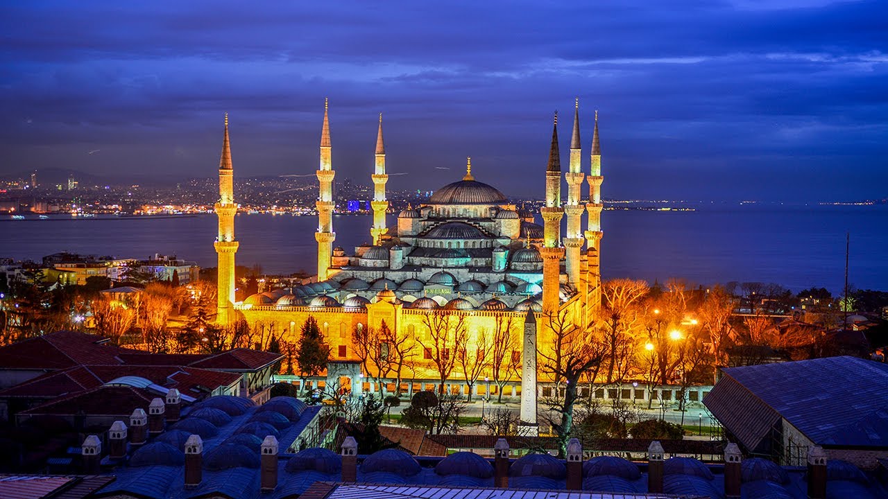 Special Islamic design in a mosque in Turkey - YouTube