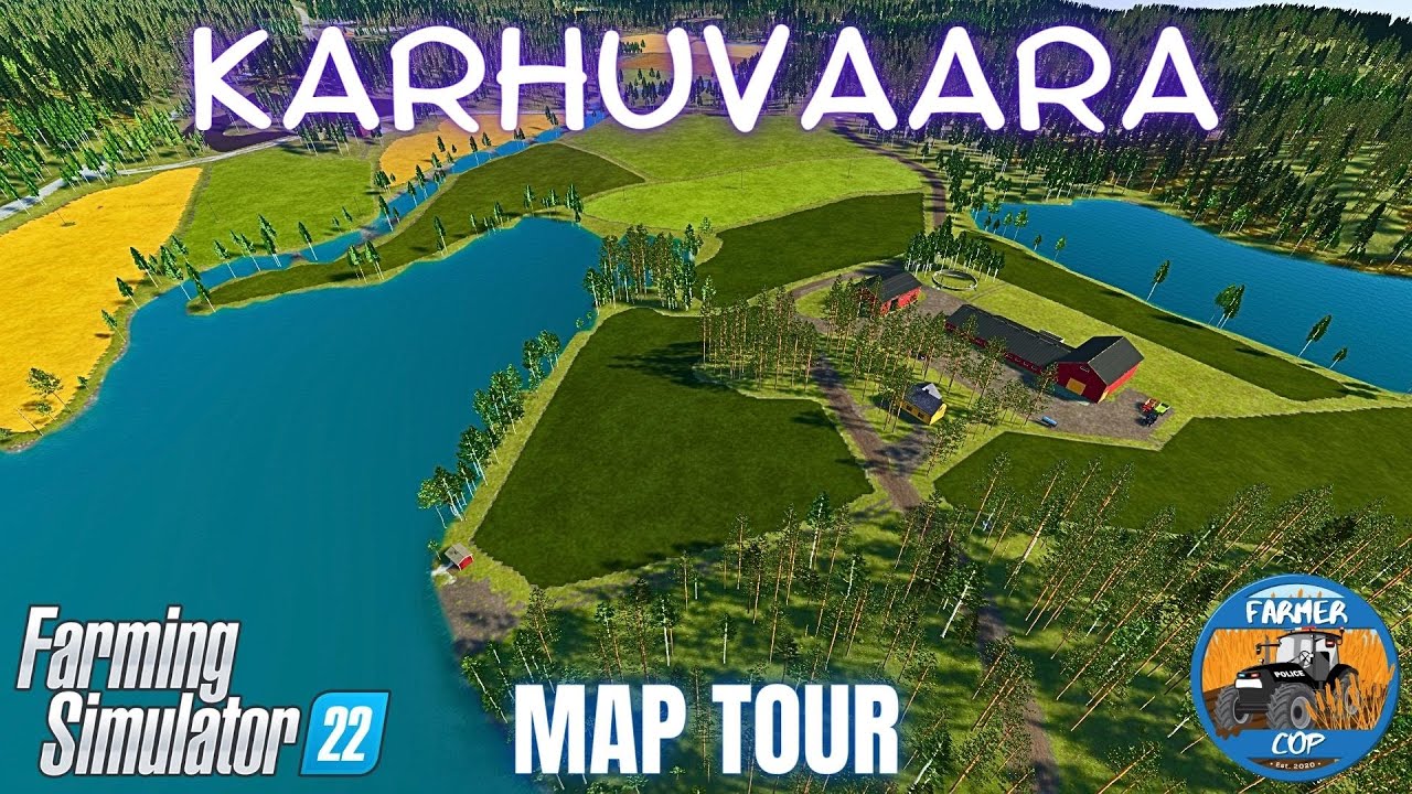 KARHUVAARA - Map Tour - Farming Simulator 22 - YouTube