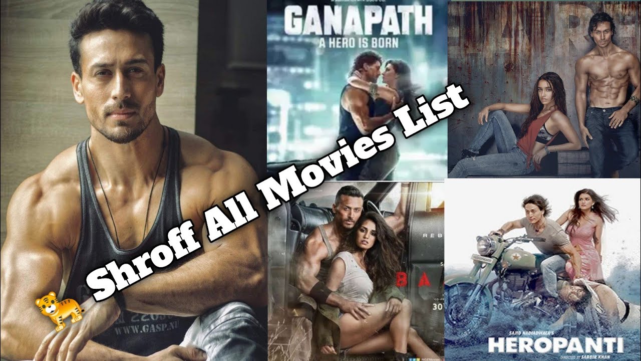 Tiger Shroff All Movies List - YouTube