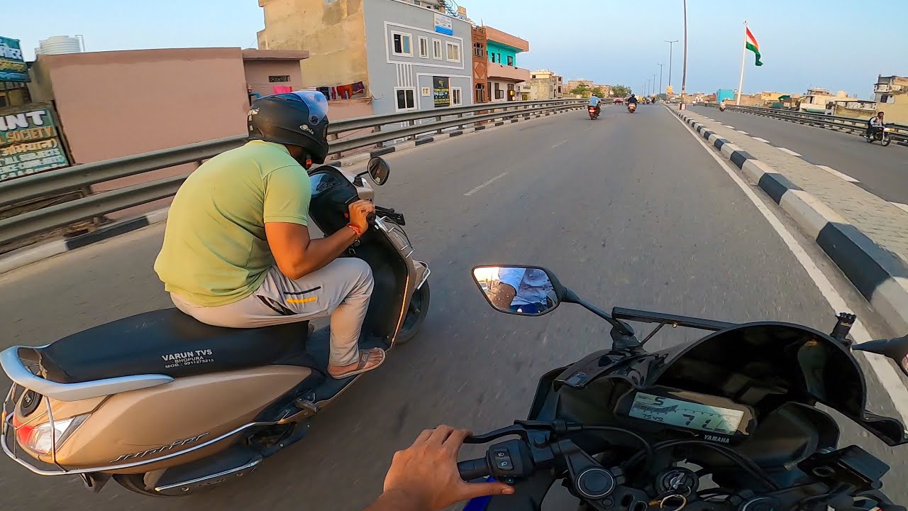 Bike Ki SERVICE Done😍 || Race lag gayi Scooty Se😂|| BIC Track-Day ...