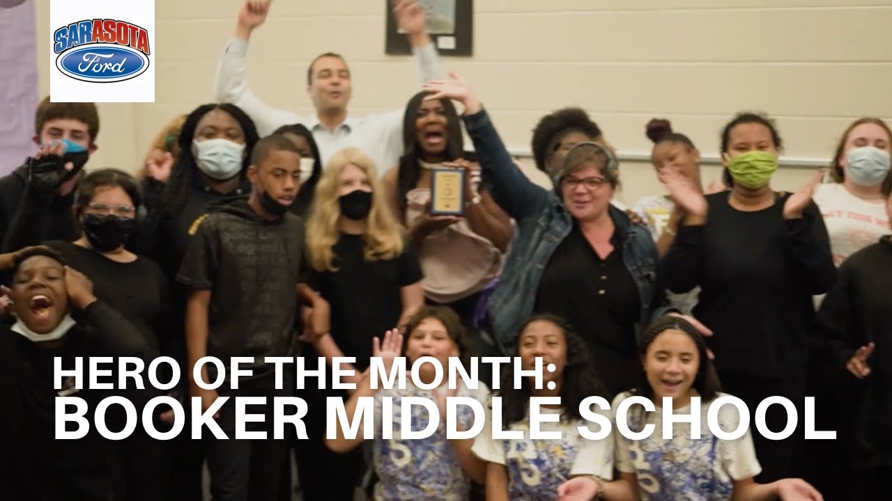 Hero of the Month: Booker Middle School B5 Program - YouTube