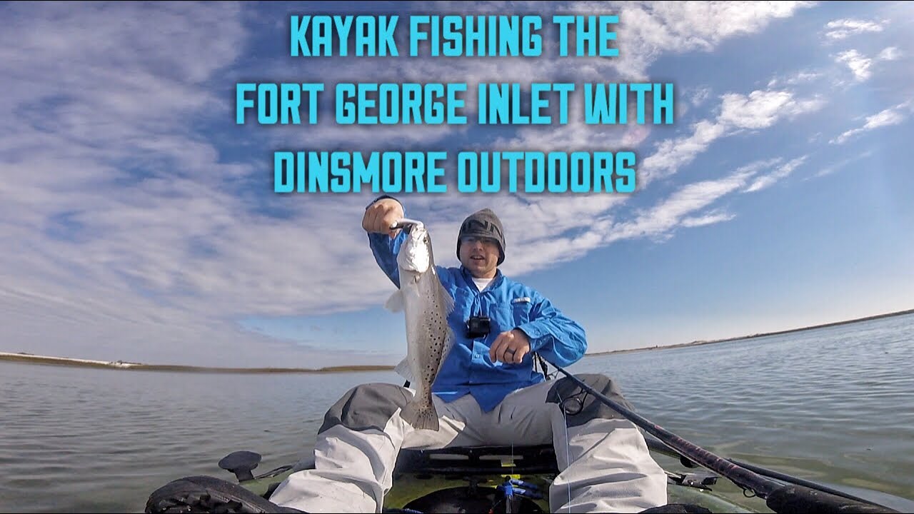 Kayak Fishing for Sea Trout at the Fort George Inlet - YouTube