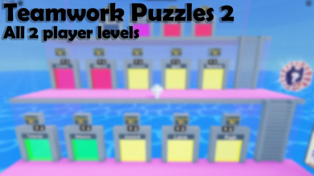 Teamwork Puzzles 2 | All 2 player levels | Solutions / Speedruns - YouTube