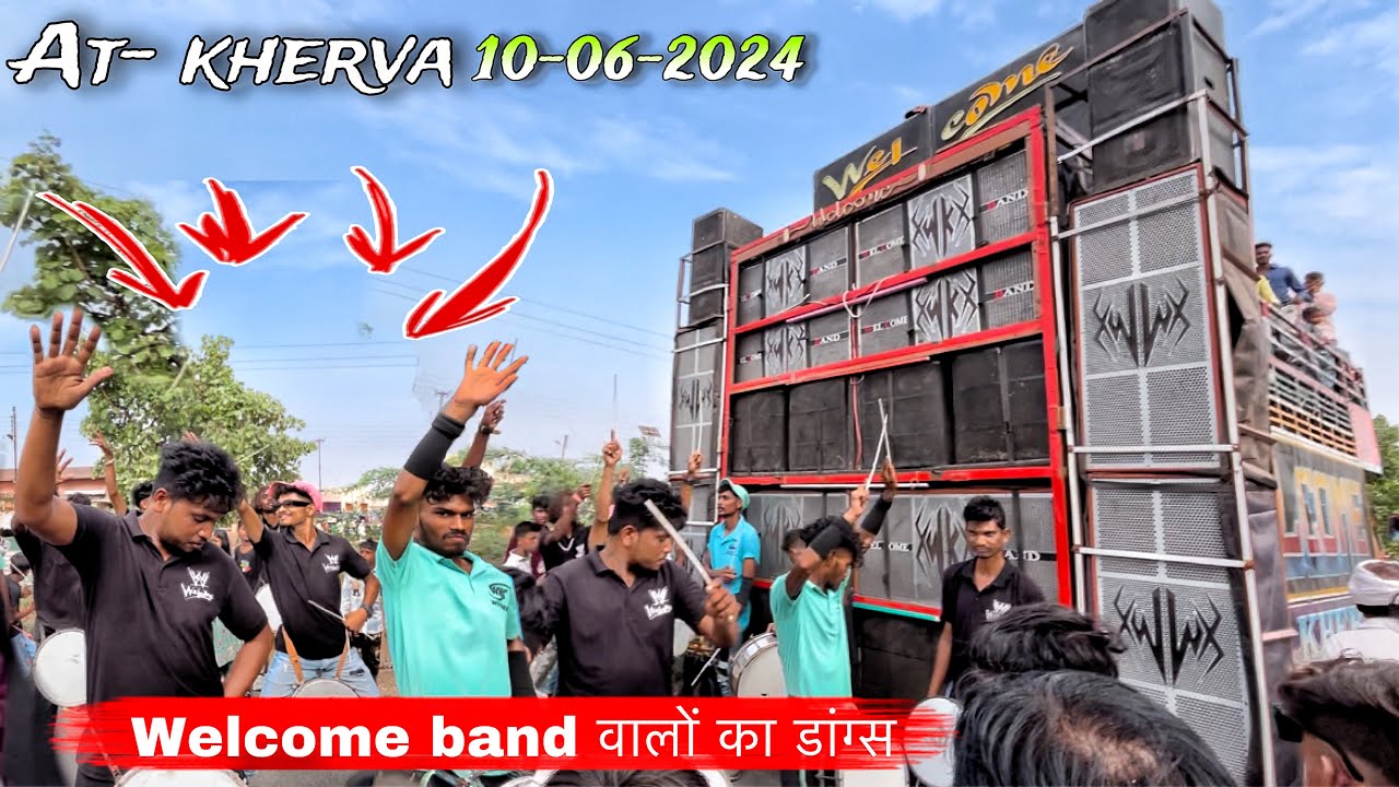 टिमकी वाले फुल डांग्स के मुड़ मे welcome Band Kherva | At- गाव - खेरवा ...