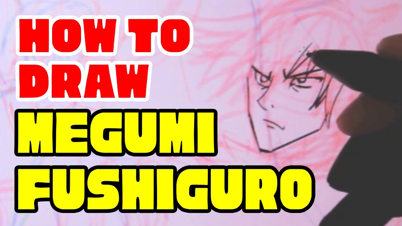 How to draw MEGUMI FUSHIGURO, How to draw Anime, How to draw JUJUTSU ...