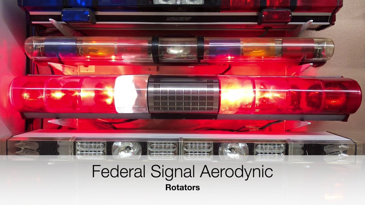 Lightbar Highlight: Federal Signal Aerodynic - YouTube