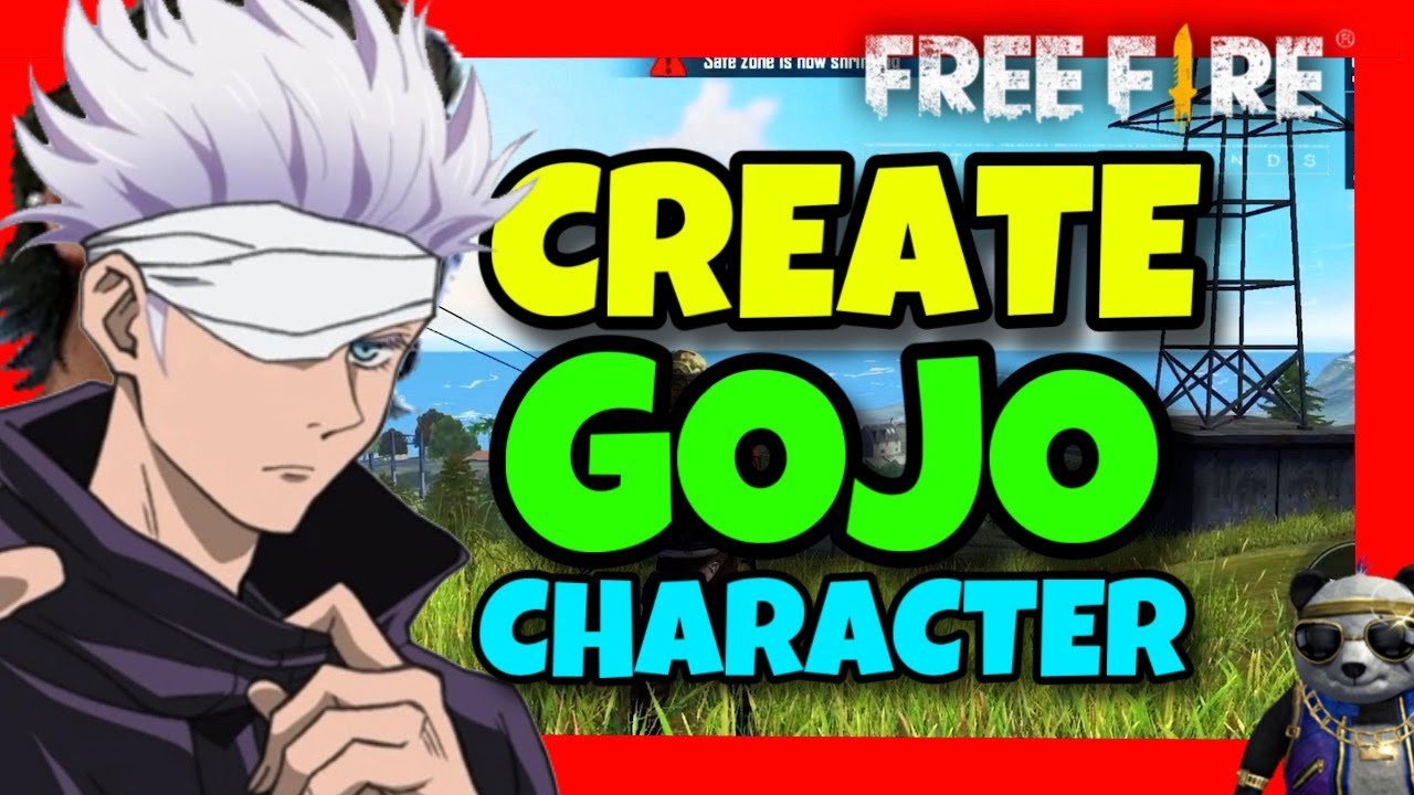 How To MAKE GOJO In Free Fire 2024 GUIDE - Create GOJO CHARACTER In ...