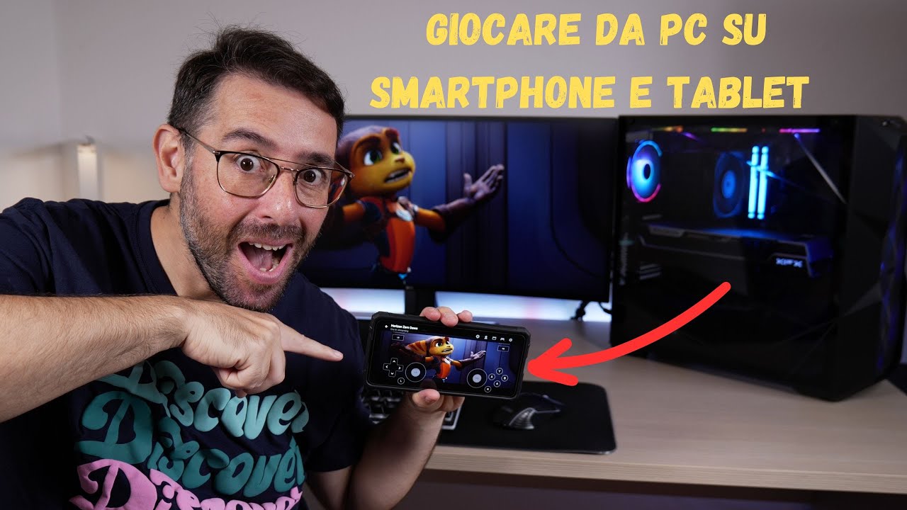 Come giocare in Streaming ai Giochi del PC su Smartphone e Tablet - YouTube