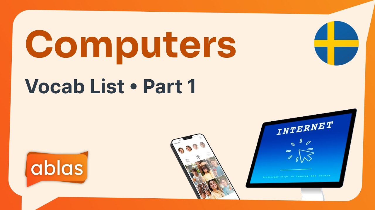 Computers | Swedish Vocabulary List (Part 1) - YouTube