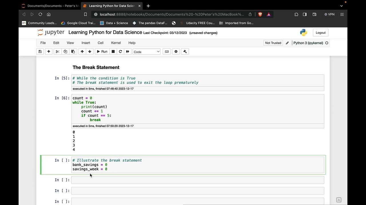 The Python Break Statement - YouTube