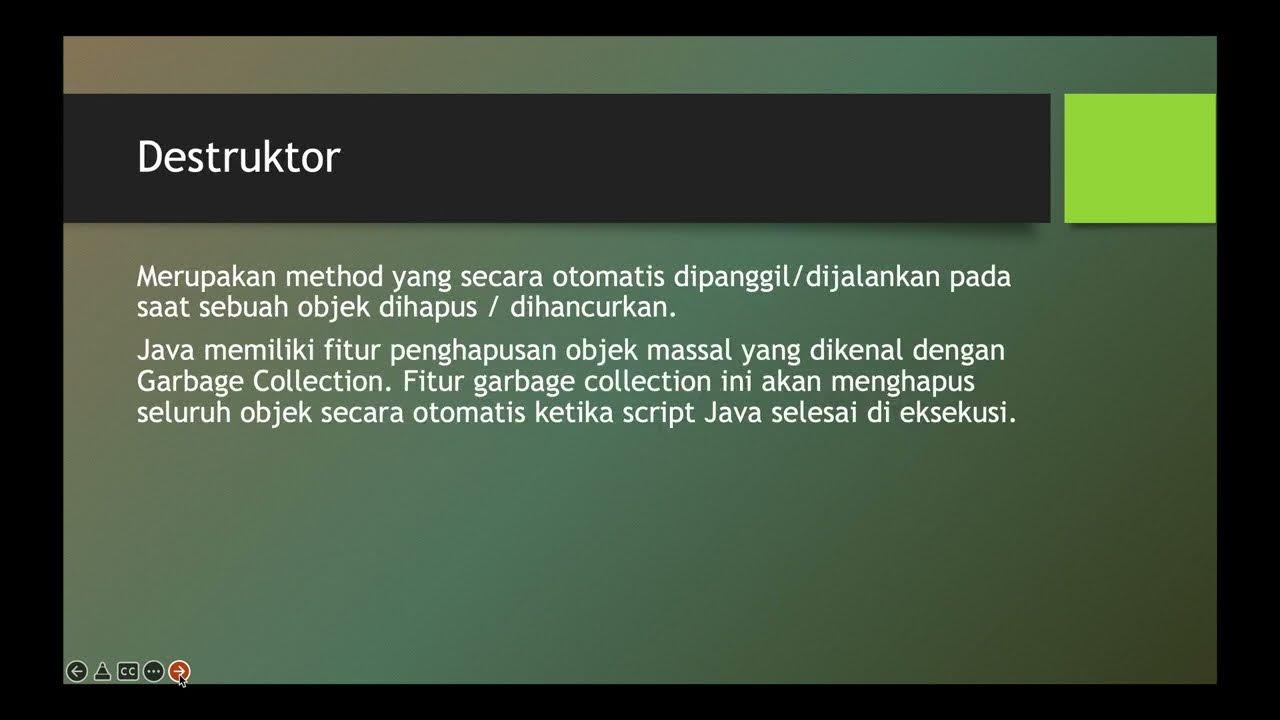 Apa Itu Constructor Pada Konsep Pemrograman Berorientasi Objek - YouTube