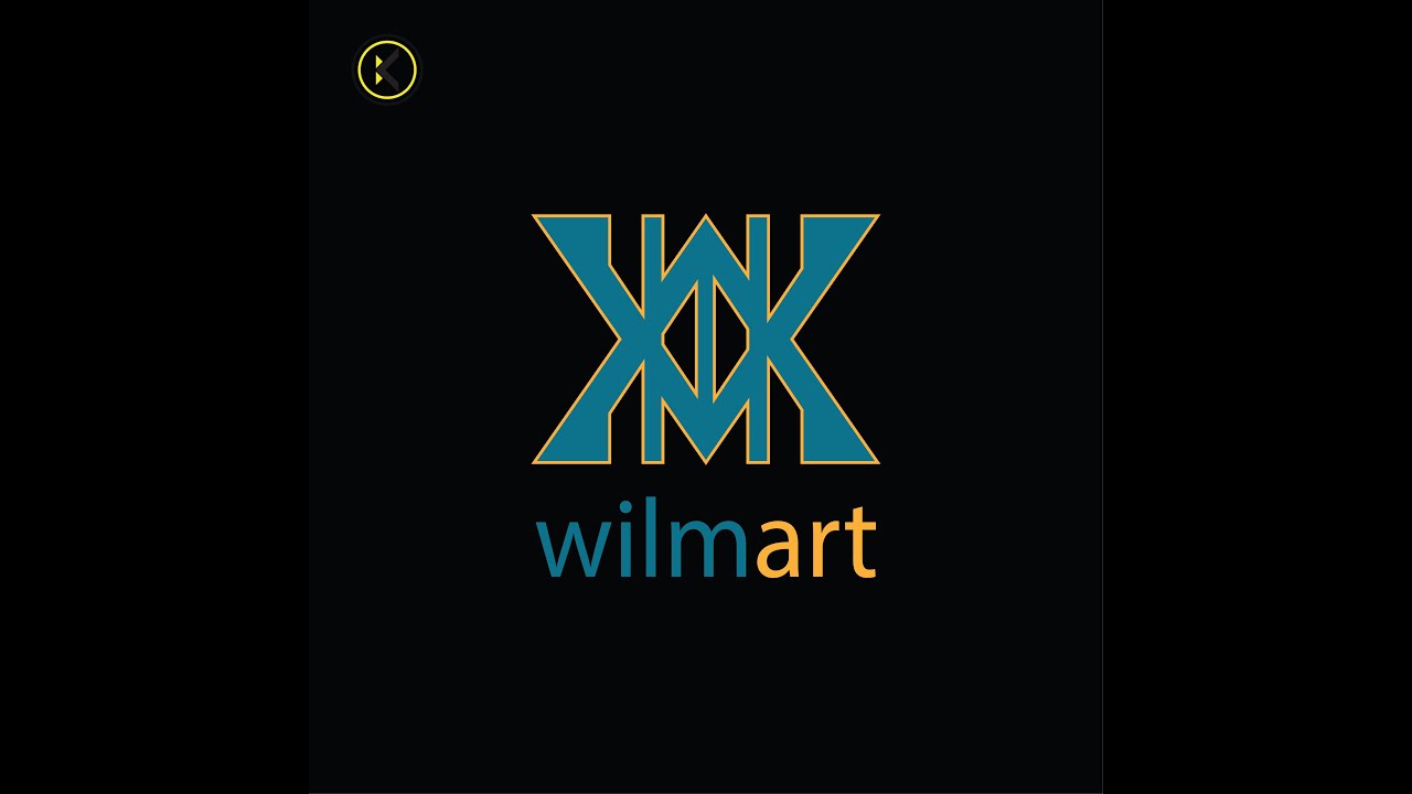 Tutorial Illustrator - Wilmart Logo Design - YouTube