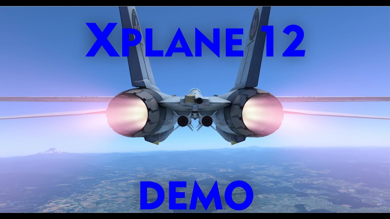 X Plane 12 Demo + Flatspin - YouTube