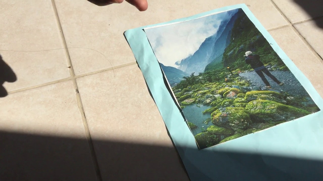 The solar power an experiment by magnifying glass !! - YouTube