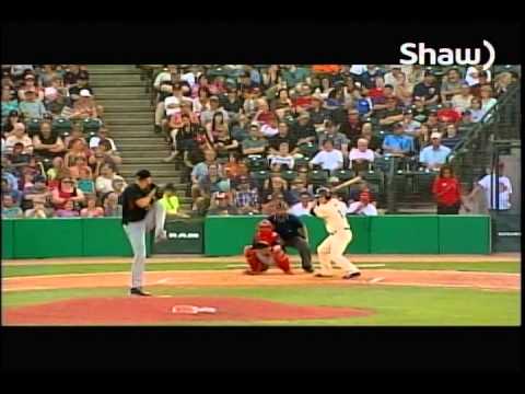Three straight outs courtesy of the glove of Wichita's Brent Clevlen ...