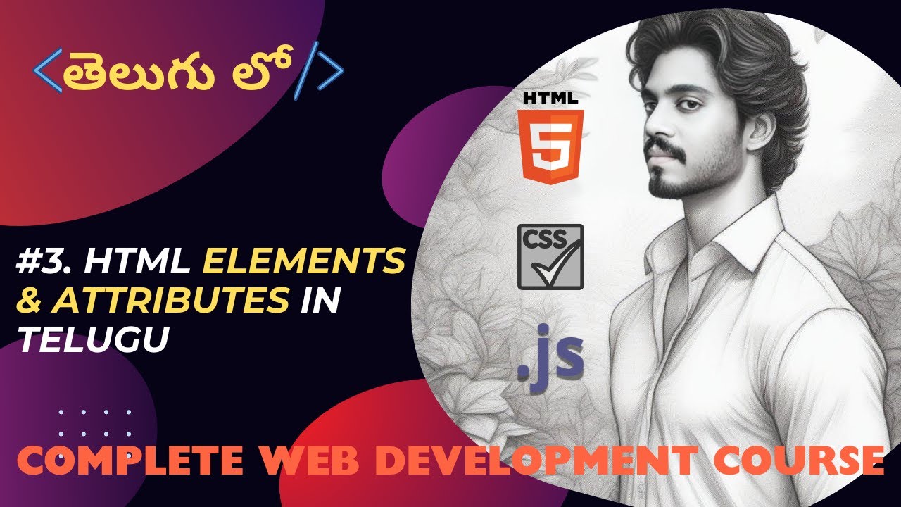 HTML Elements and Attributes in Telugu | The Indian Webbie | TIW - YouTube