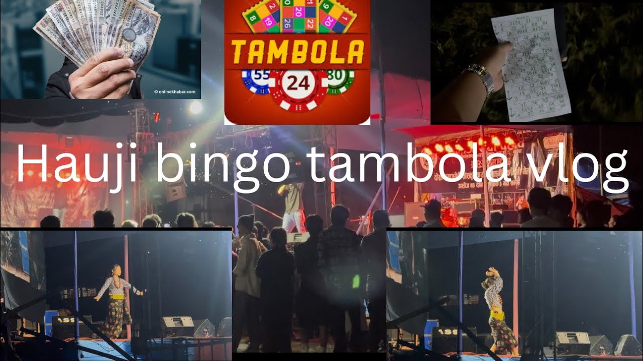 Tihar special hauji bingo tambola Jhiljiley ma aja 1lakh jitney sooch ...