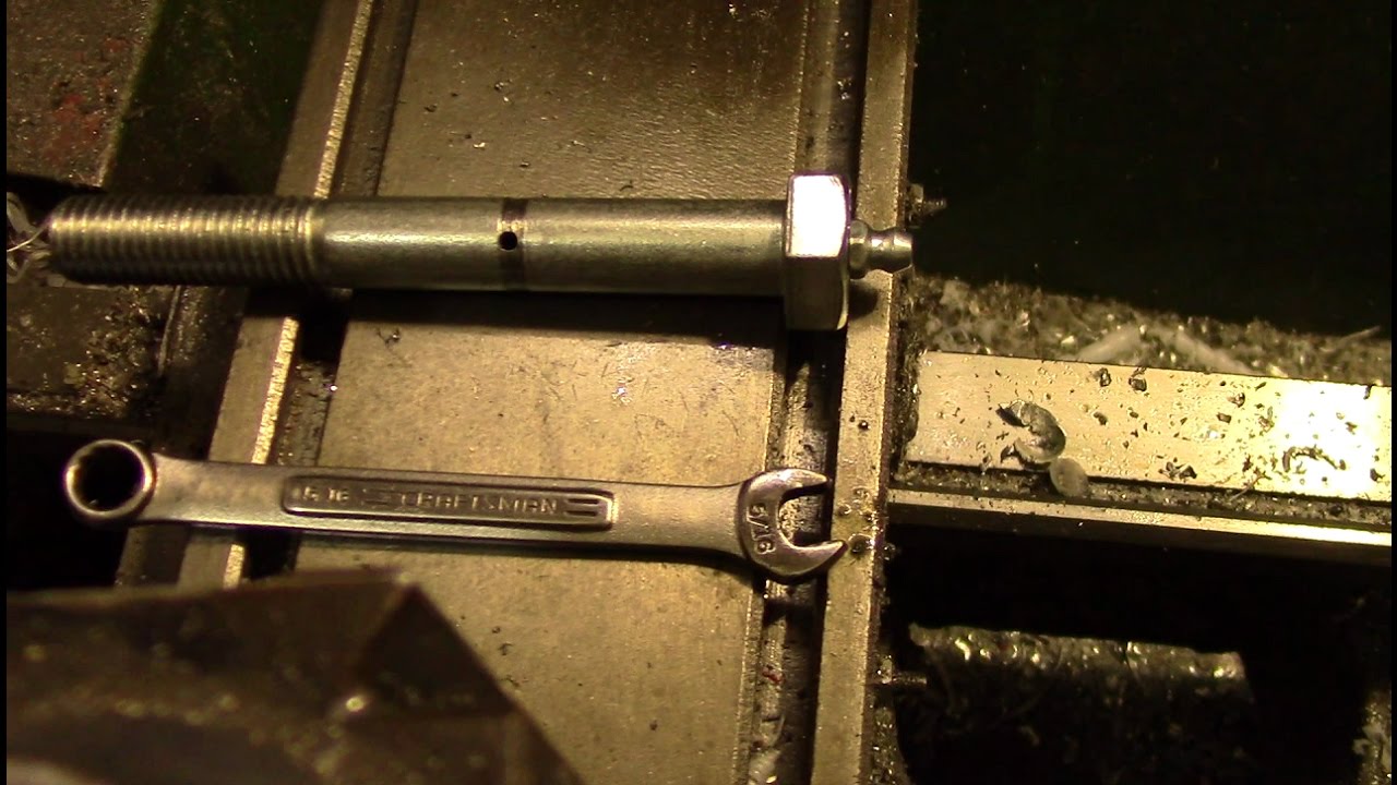 Making Greaseable Shackle Bolts - YouTube