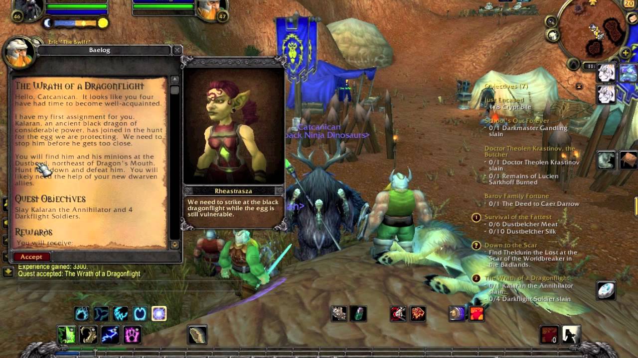 World of Warcraft Badlands Quests: Part 5- Onwards to Dragon's Mouth ...