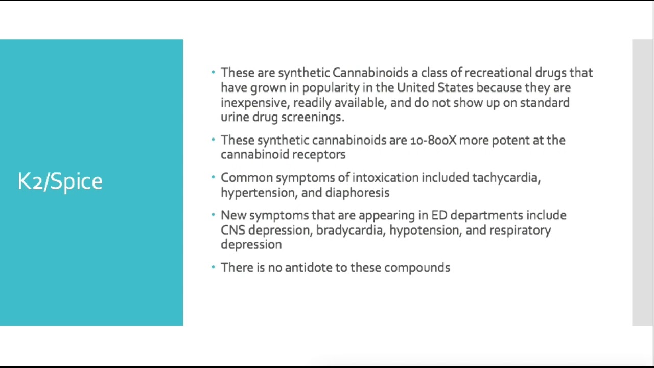 K2/Spice (synthetic Cannabinoids) - YouTube