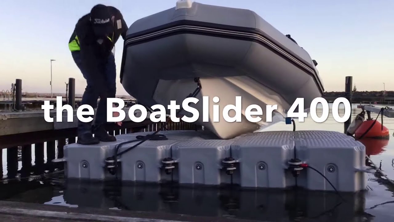 BulDock - Modular Floating Pontoon Dock | Boat Slider 400 | Boat ...