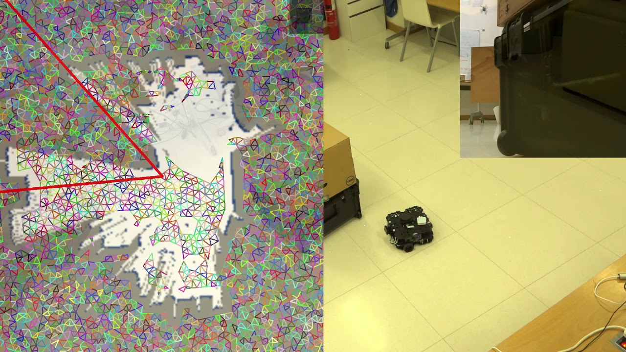 Real time optimal path finding on SLAM map - YouTube