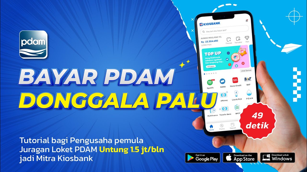 Cara Bayar PDAM Donggala – Cek Tagihan PDAM Uwe Lino Online - YouTube