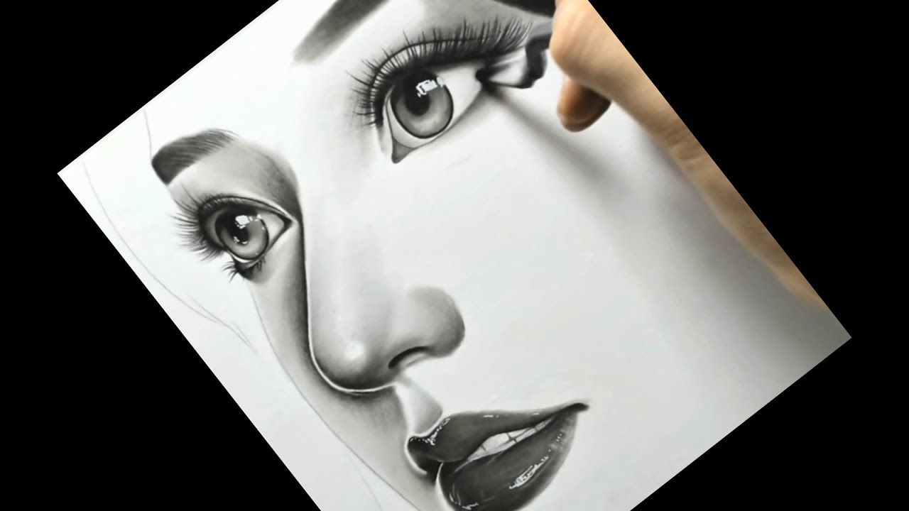 How to Draw Hyper Realistic Eyes Side View | Step by Step - YouTube