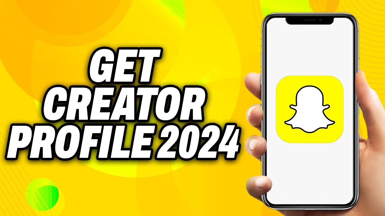 How To get Snapchat Creator Profile (2025) - Quick Fix - YouTube