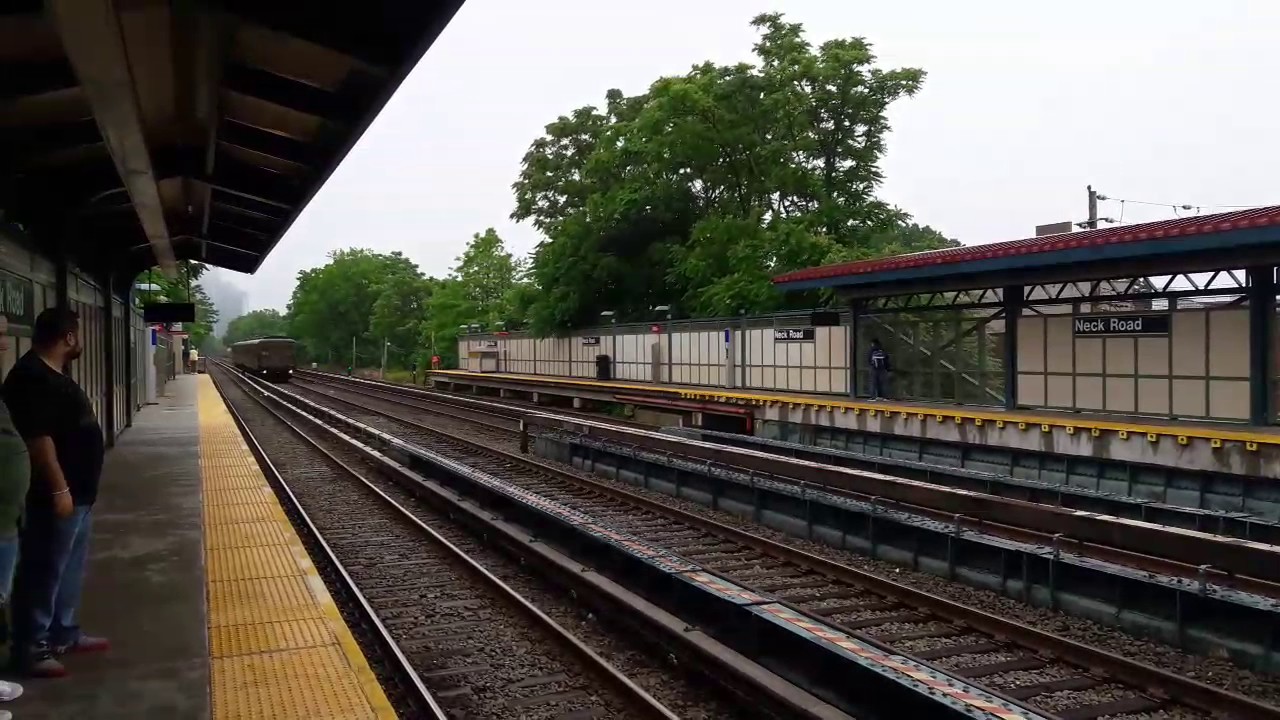 MTA Special: BMT D-Type Triplex + R160 (Q) + BRT Gate Cars at Neck Road ...
