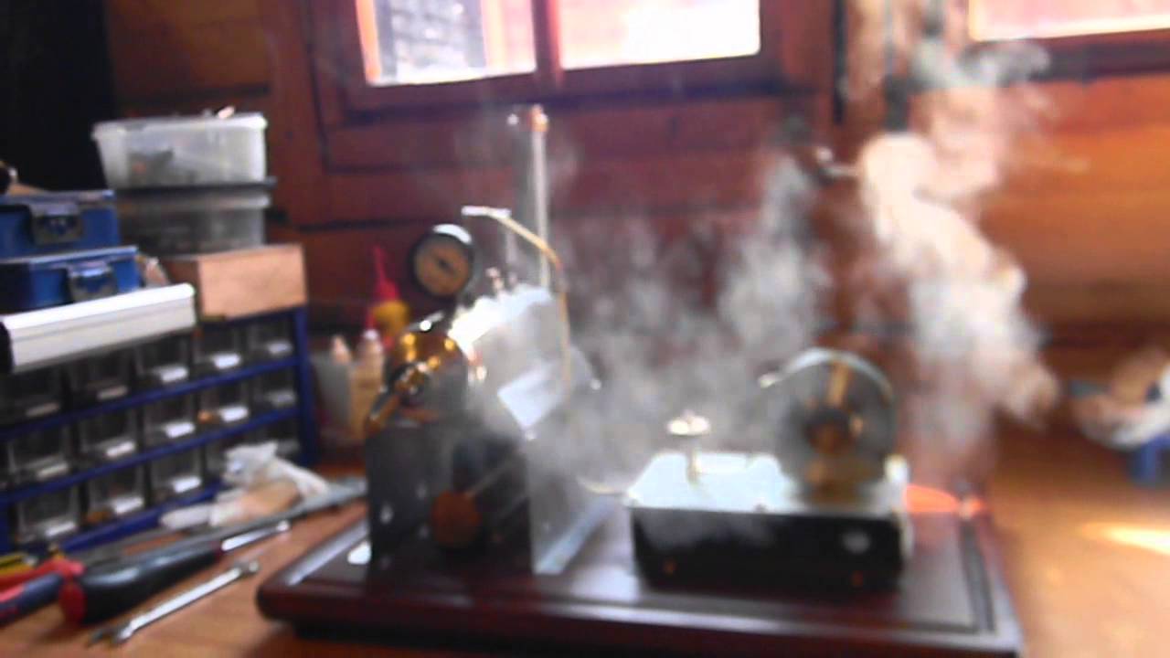 HOMEMADE STEAM TURBINE IN ACTION 3 - YouTube