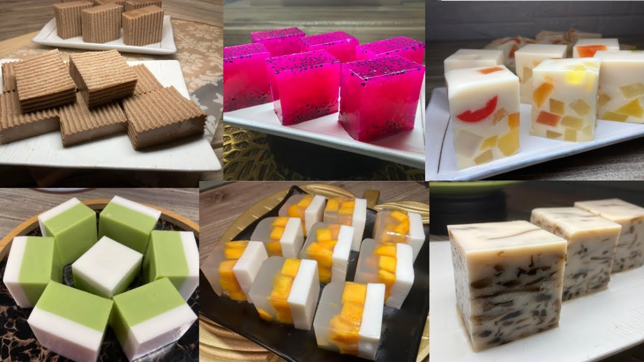 6 Easy Agar Agar Recipes | 六款简易版燕菜食谱| 一上桌就被吃光光的美味甜品食谱 - YouTube