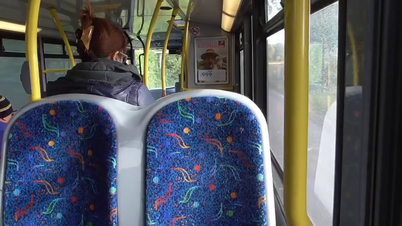 Ride on Dublin Bus EV Class Enviro 400 number EV73 on route 33B (21/9 ...